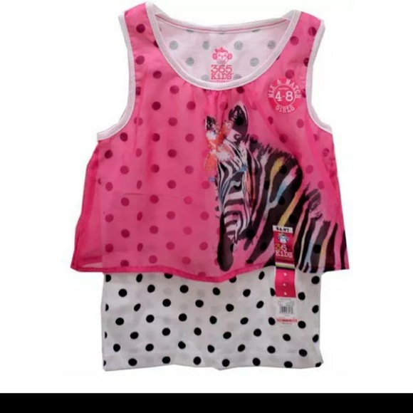 Garanimals | Shirts & Tops | Garanimals 365 Kids Girls Twofer Tank ...